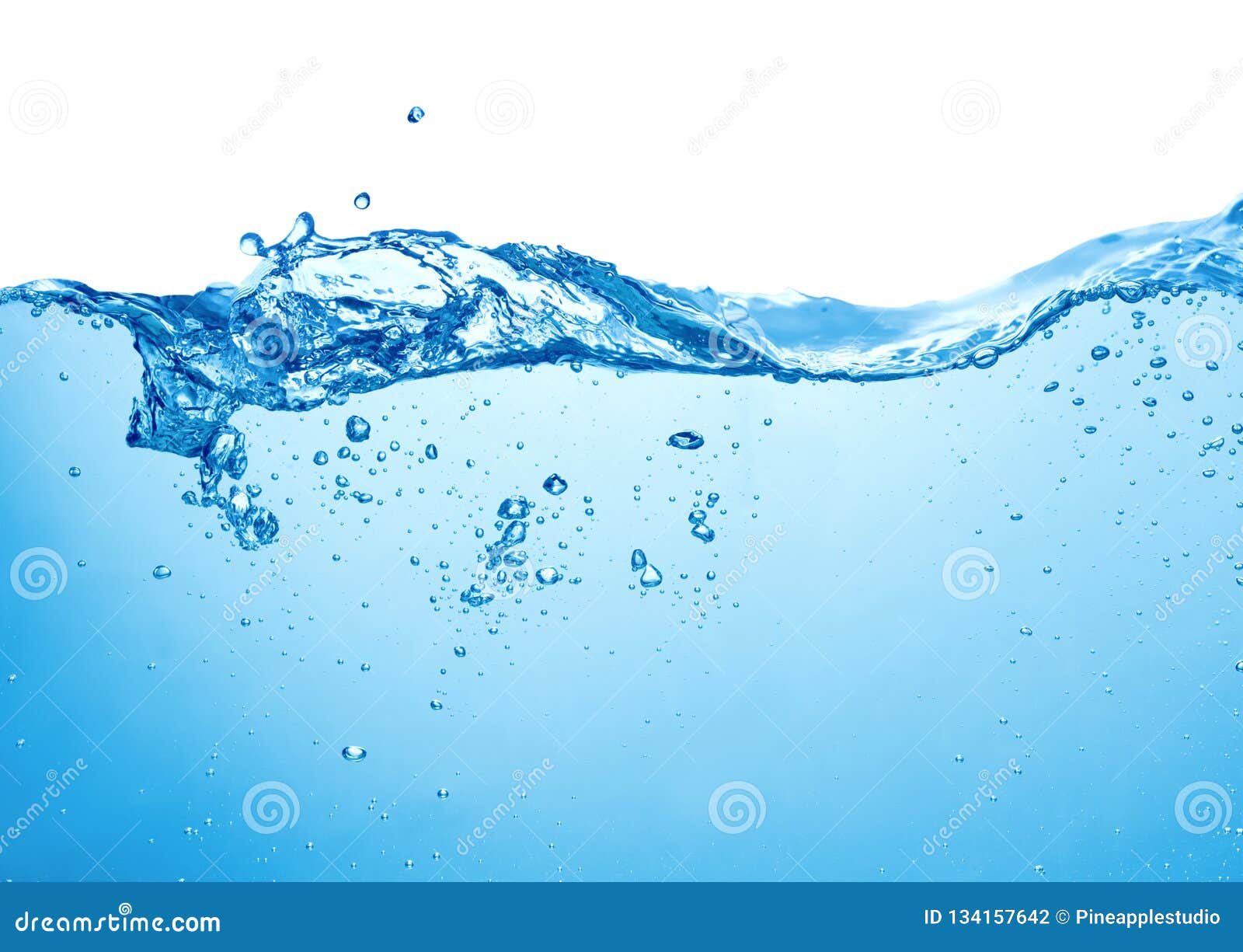 Blue Water Ripple Texture From Above. Top View Of Pool Water Surface ...