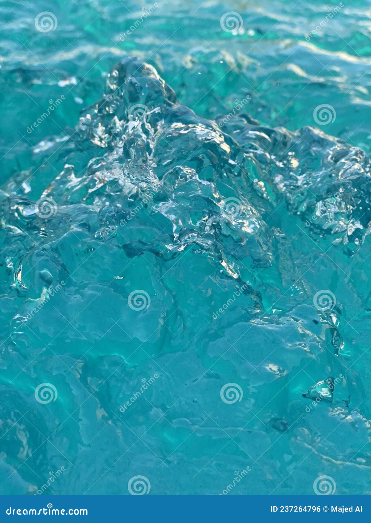 Clean blue wave water stock photo. Image of river, travel - 237264796