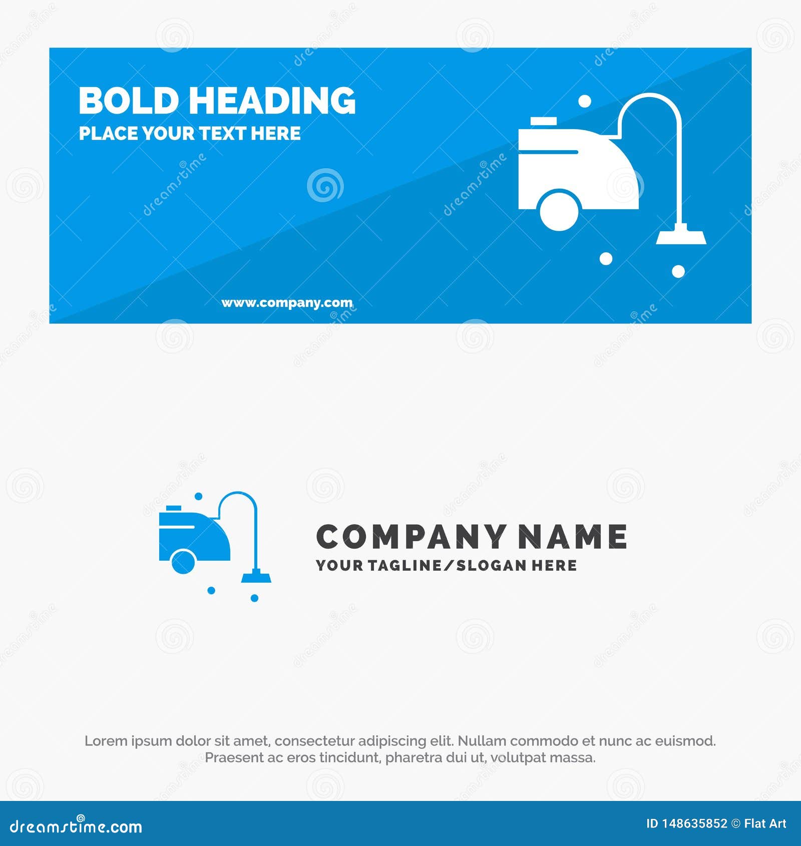 Clean, Cleaner, Cleaning, Vacuum SOlid Icon Website Banner and Business ...