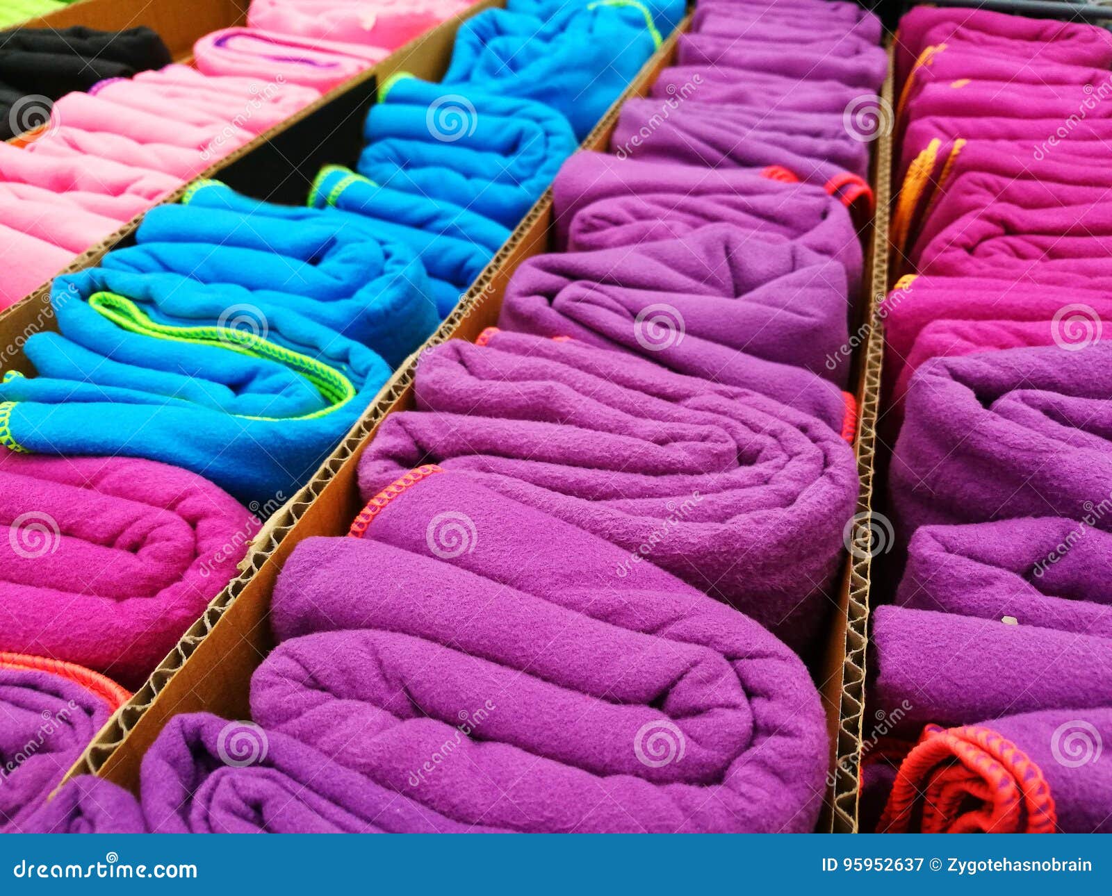 Clean Clothes Stack stock image. Image of colorful, stacked - 95952637