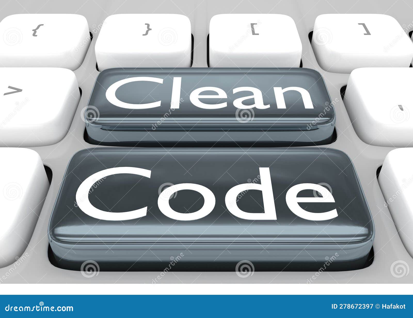 Clean Code concept stock illustration. Illustration of computer - 278672397
