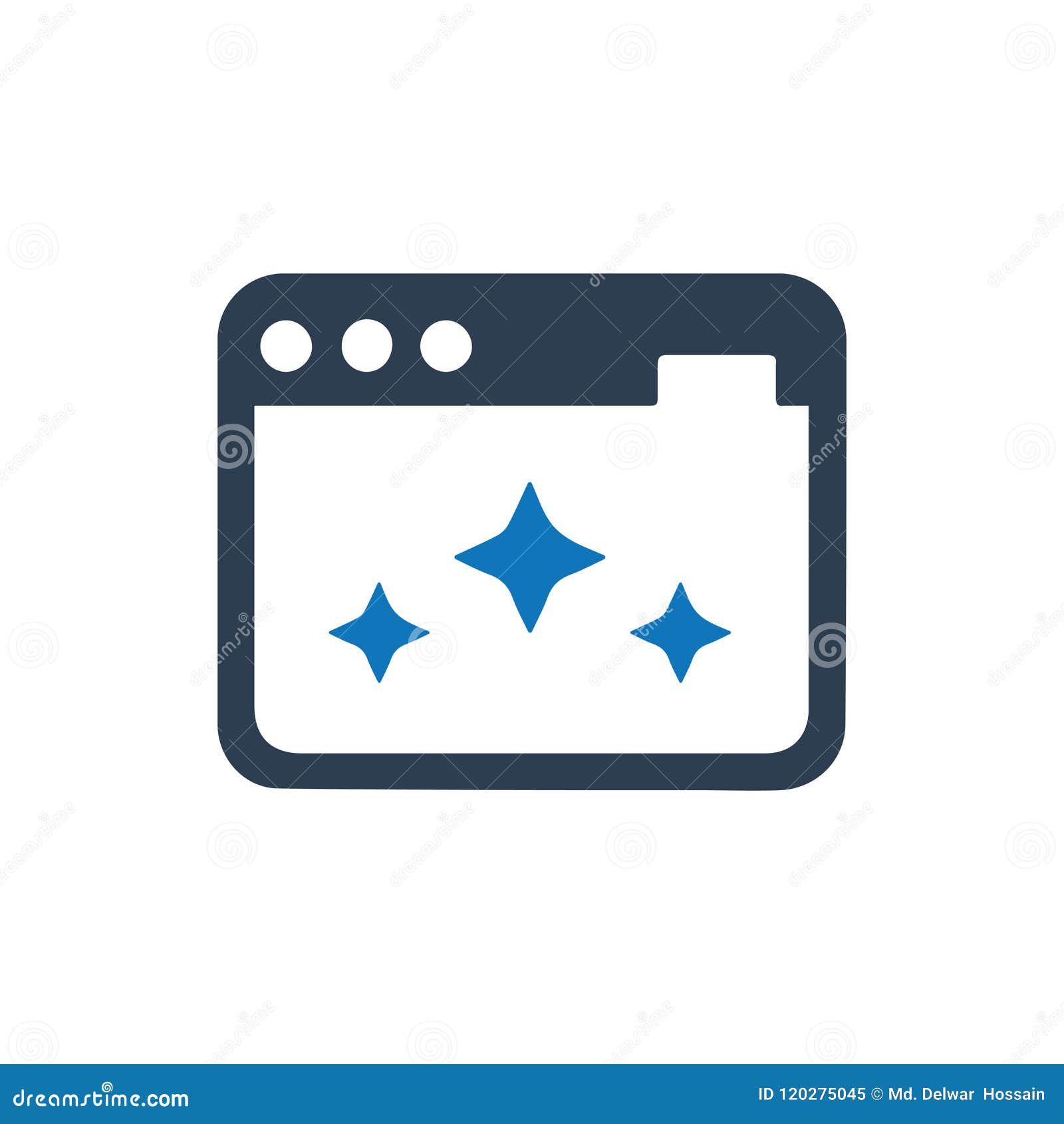 Clean Code Icon stock vector. Illustration of code, icon - 120275045