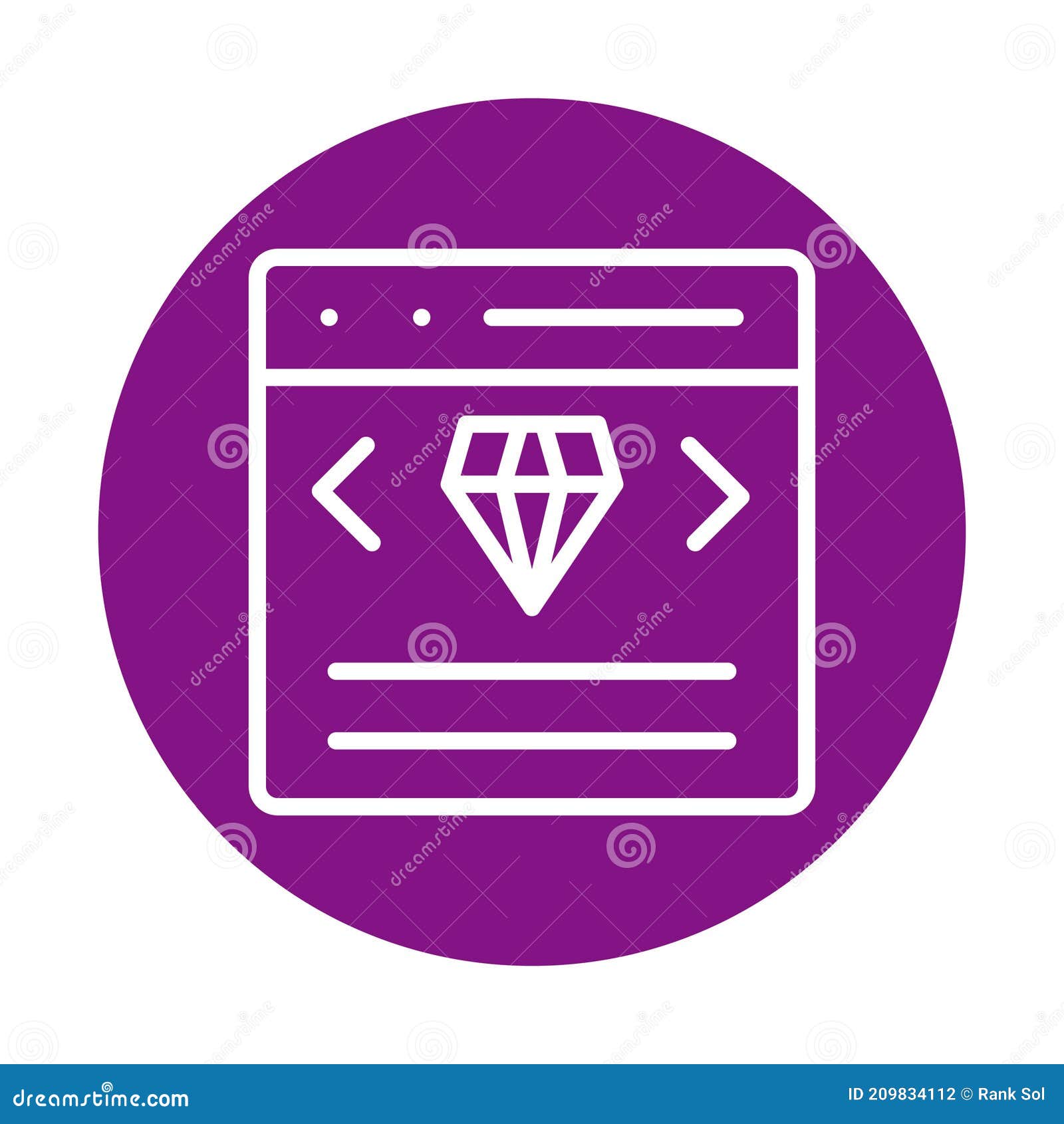 Programming. Isolated Flat Style Colored Illustration. School Lessons ...