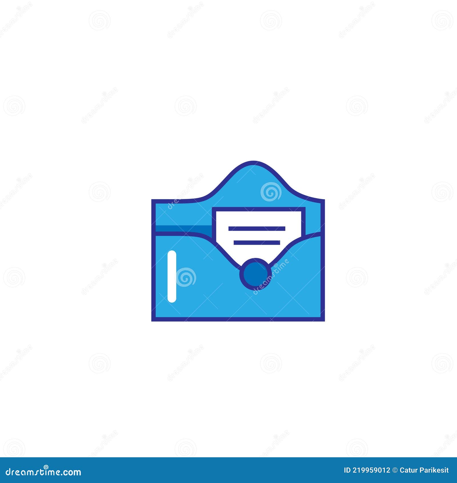 Clean Color Mail Icon Logo Vector Design Stock Vector - Illustration of ...