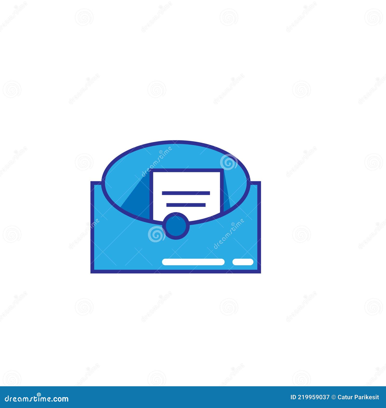 Clean Color Mail Icon Logo Vector Design Stock Vector - Illustration of ...