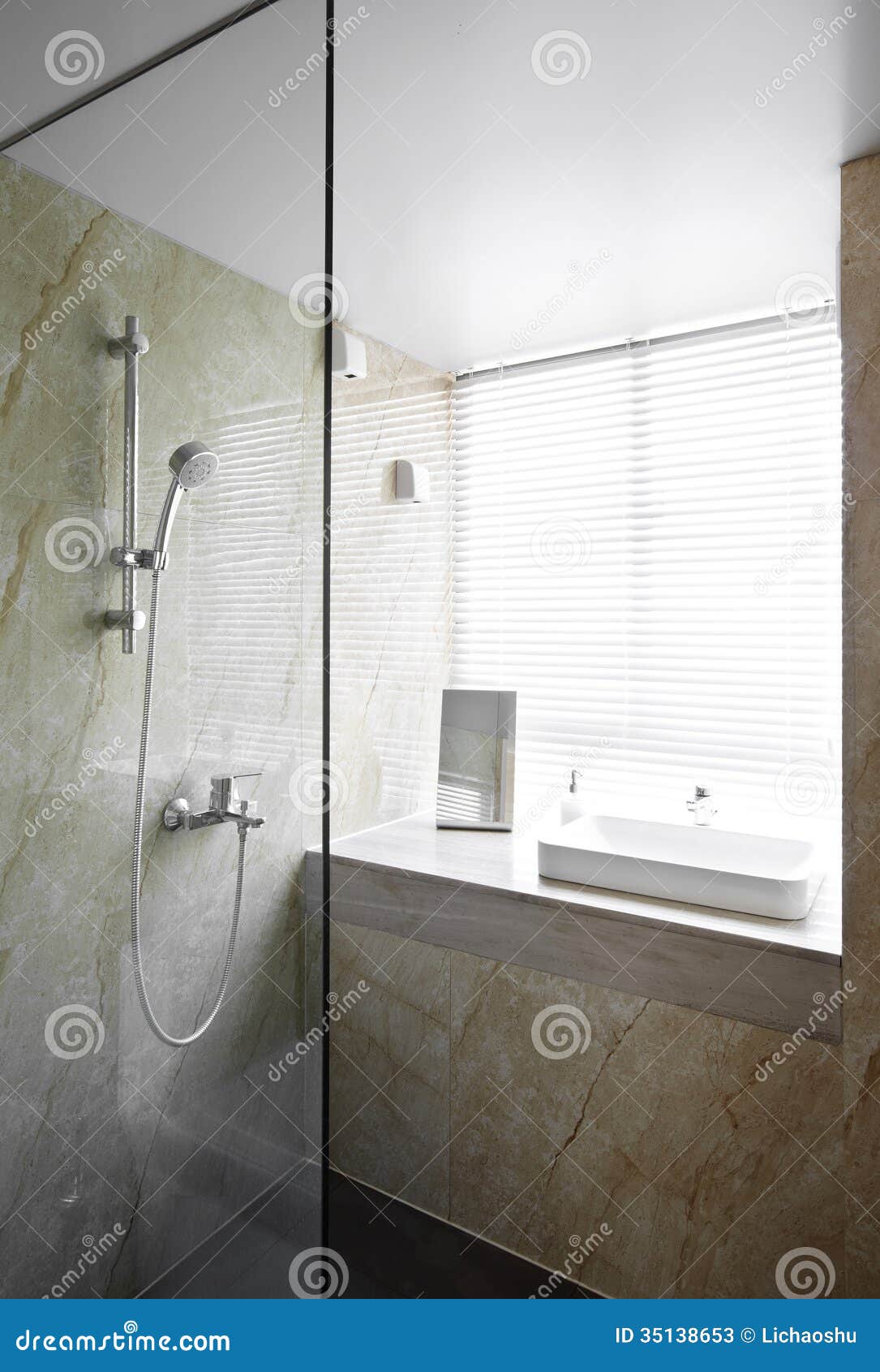 Clean and Comfortable Toilet Stock Image - Image of affluent, glass ...
