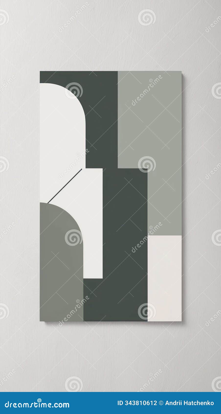 Clean Composition Featuring Bold Shapes and Forms with Muted Color ...