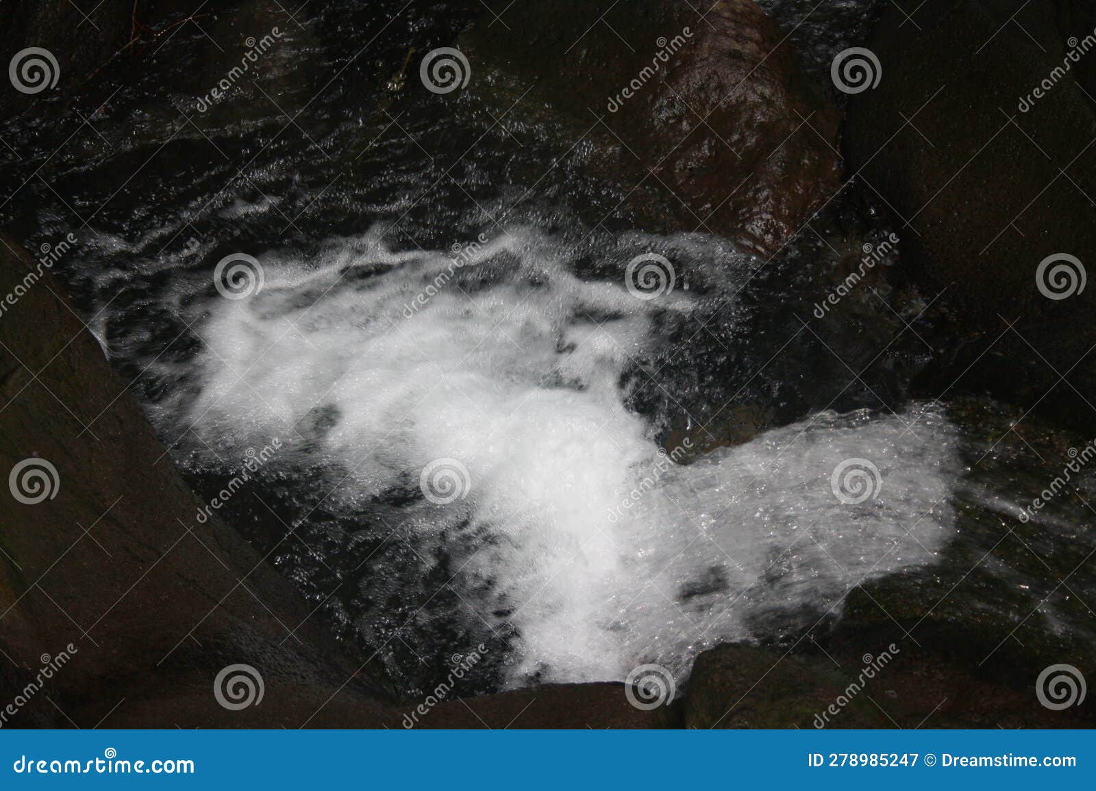 Clean and Cool Waterfall Foam Stock Image - Image of waterfall, eyes ...