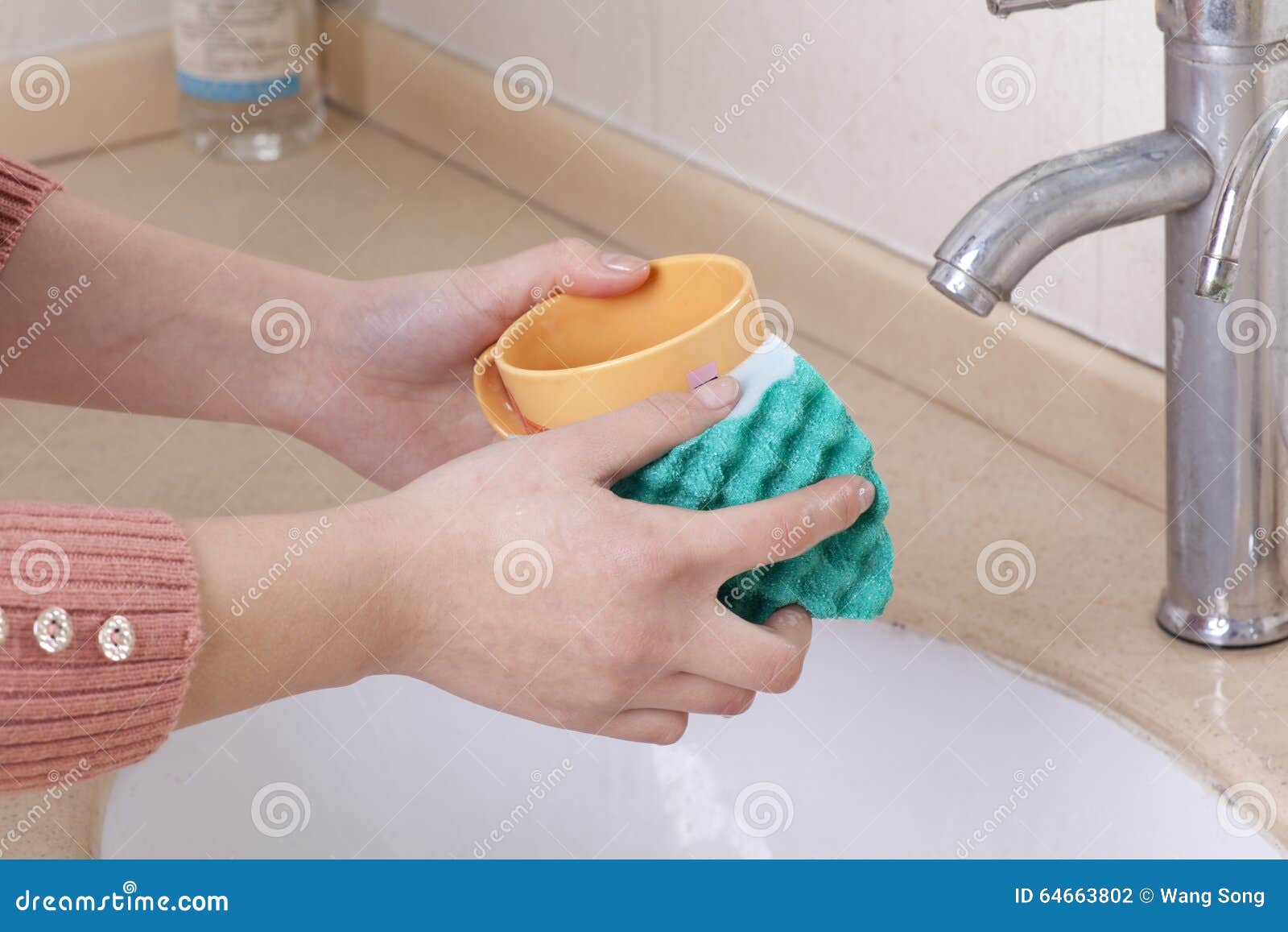 Clean the cup stock photo. Image of duties, house, purity - 64663802