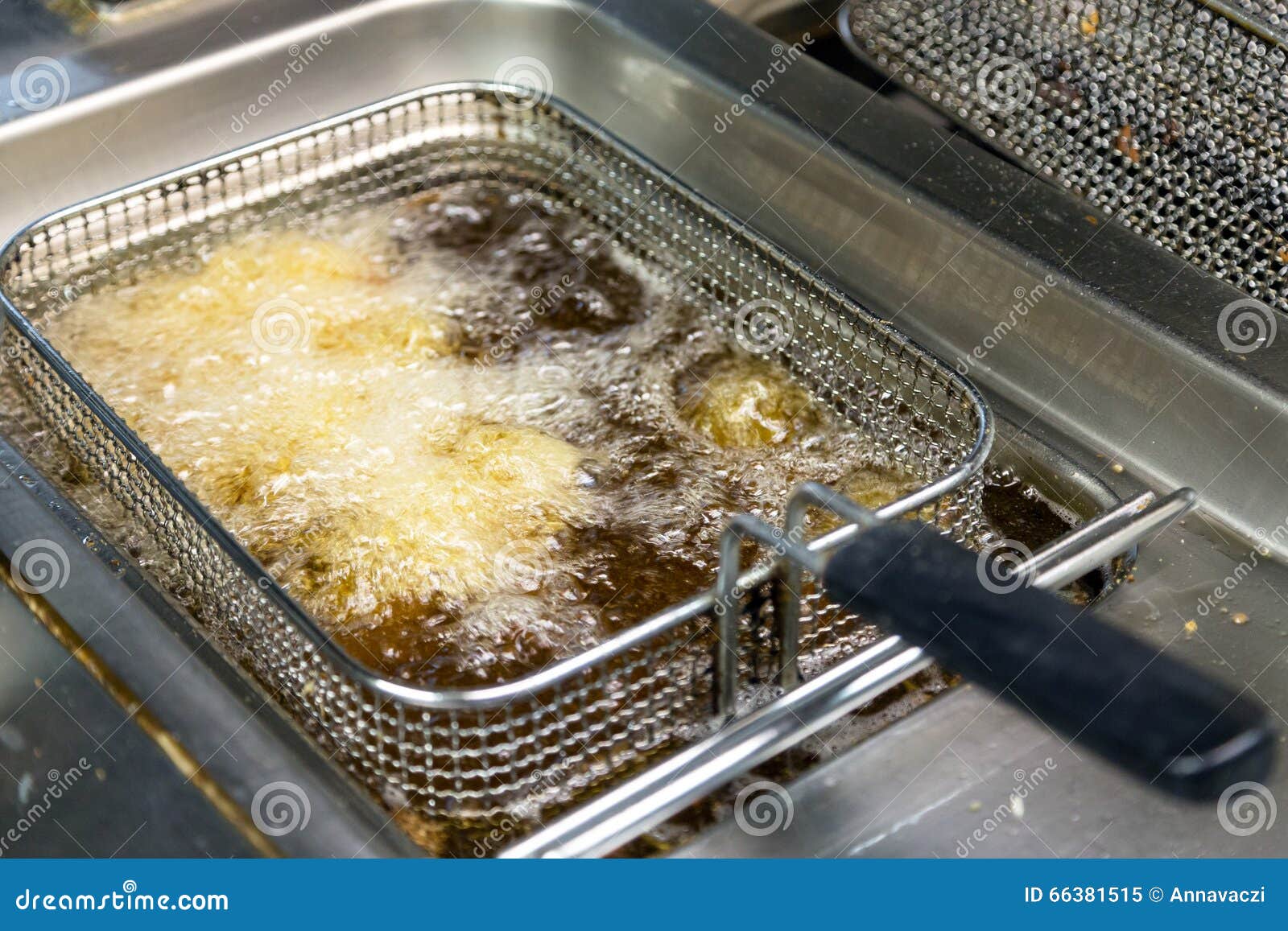 Clean deep fryer stock image. Image of chips, dishware - 66381515
