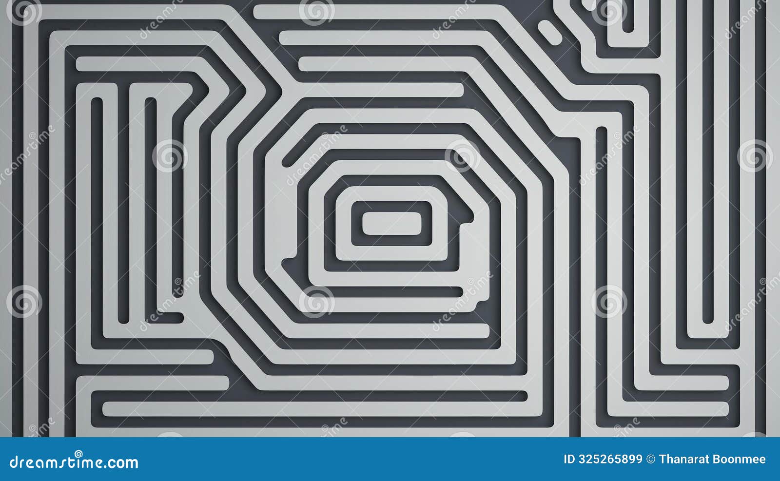 Clean and Detailed Minimalist Labyrinth Pattern with Highresolution ...