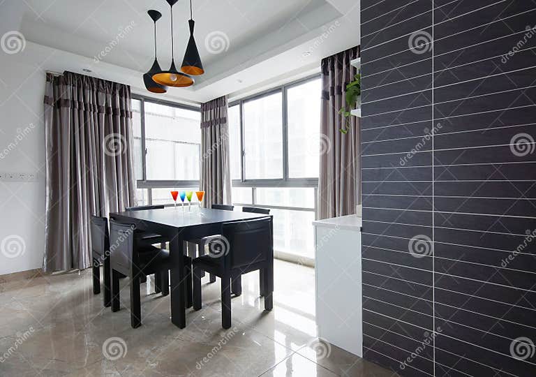 Clean the dining room stock image. Image of decoration - 24675695