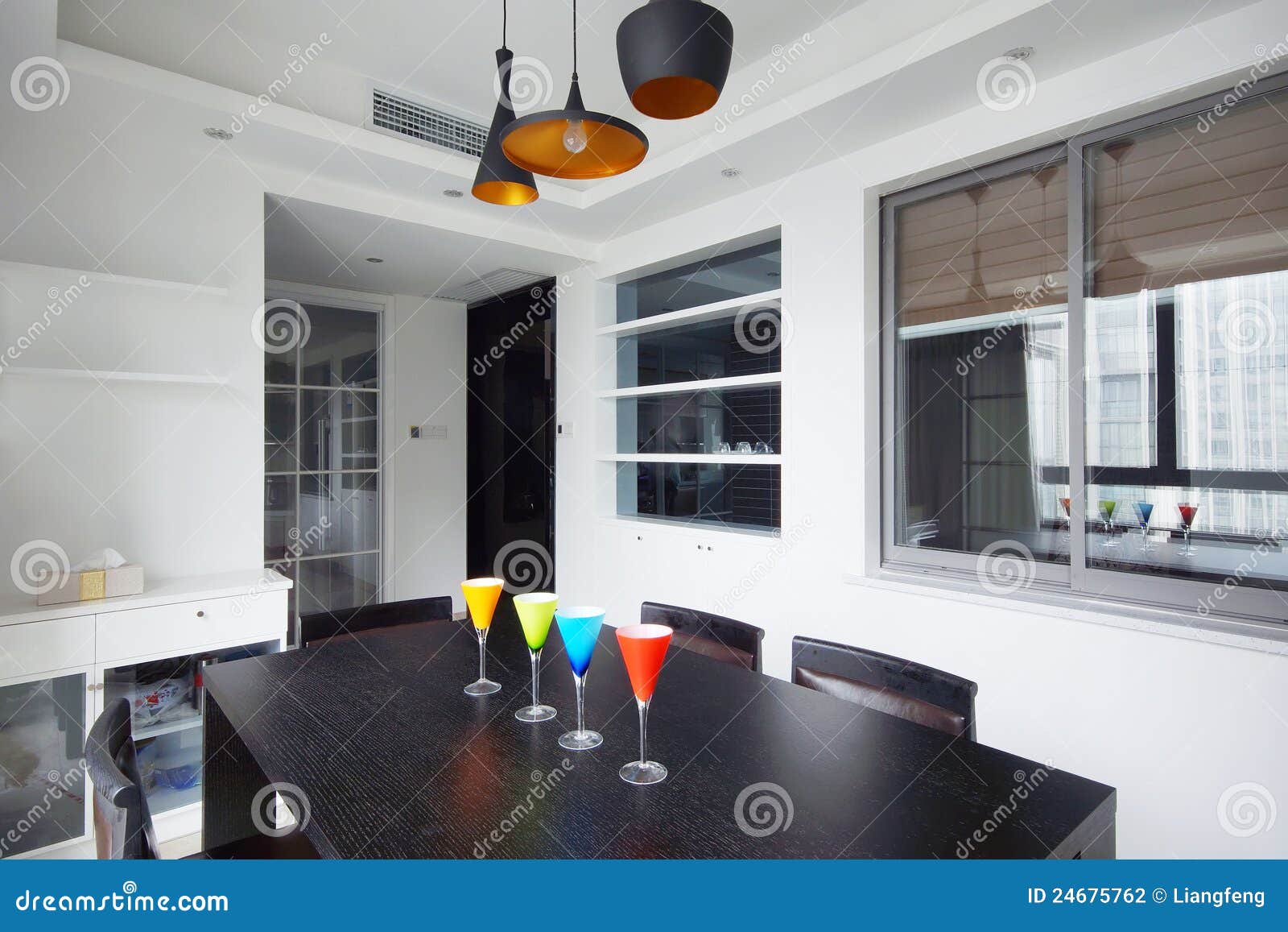 Clean the dining room stock photo. Image of home, interior - 24675762