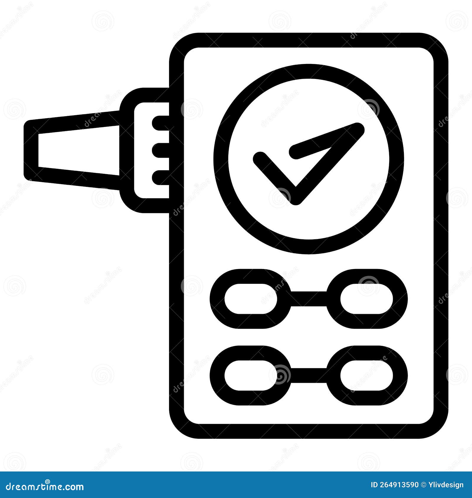 Clean Disinfect Icon Outline Vector. Hand Spray Stock Vector ...