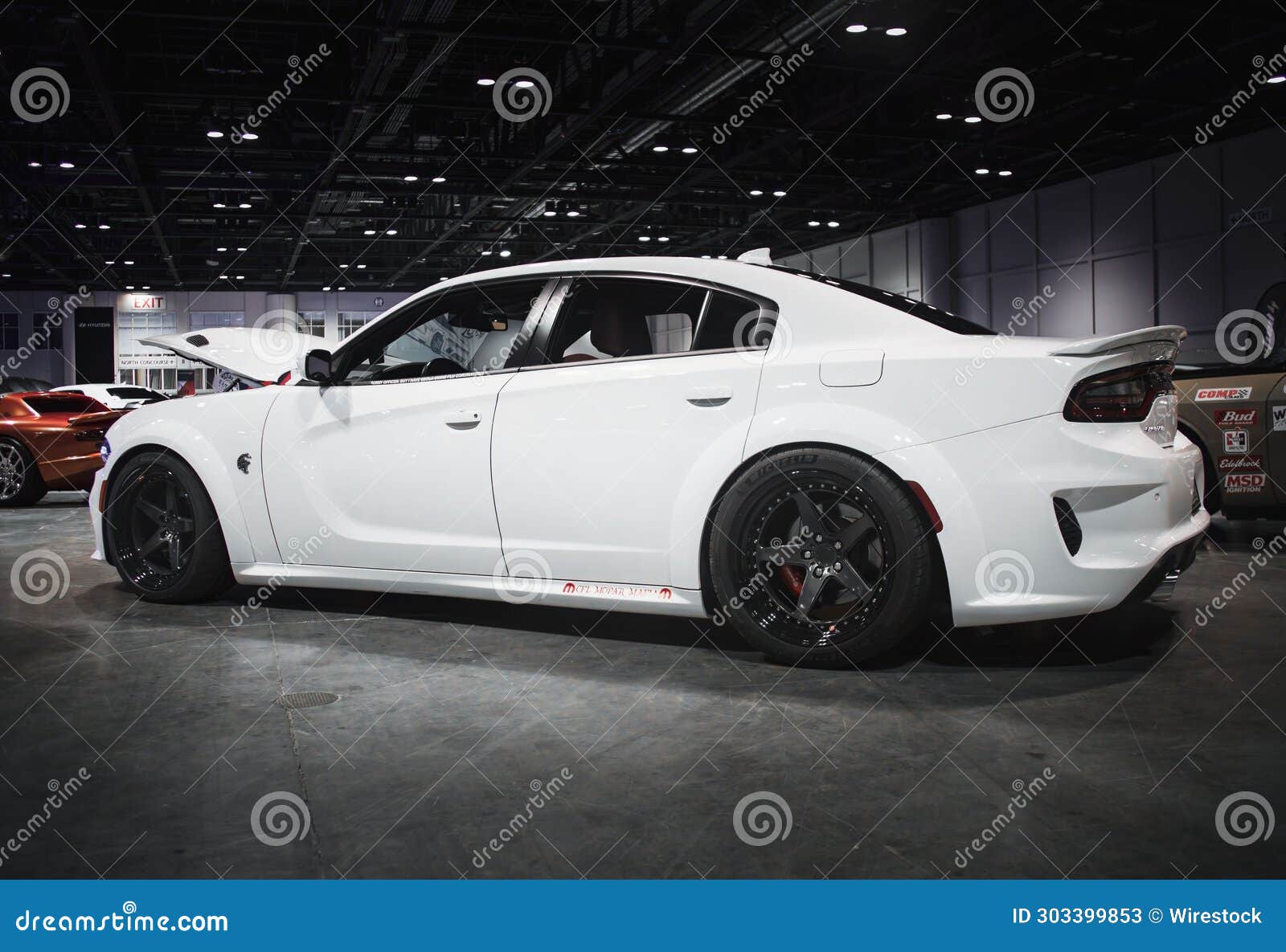 Clean Dodge Charger Hell Cat Editorial Stock Photo - Image of ...