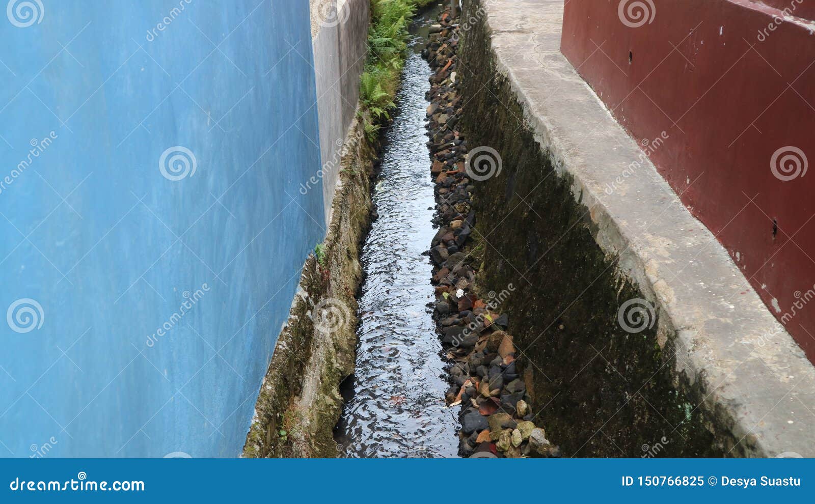 Clean Drainage Water Pouring Out Of A Cut Pipe Royalty-Free Stock Photo ...