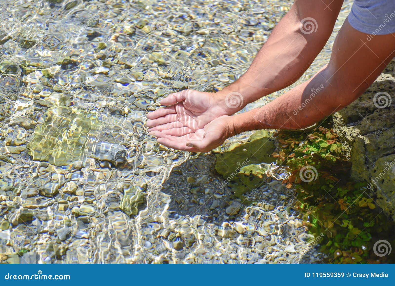 Healthy Drinking Waters ;cold and Refreshing Stock Image - Image of ...