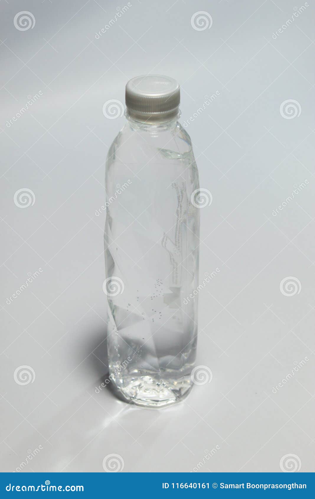 Clean Drinking Water Packaged in Clear Plastic Bottle. Stock Image ...