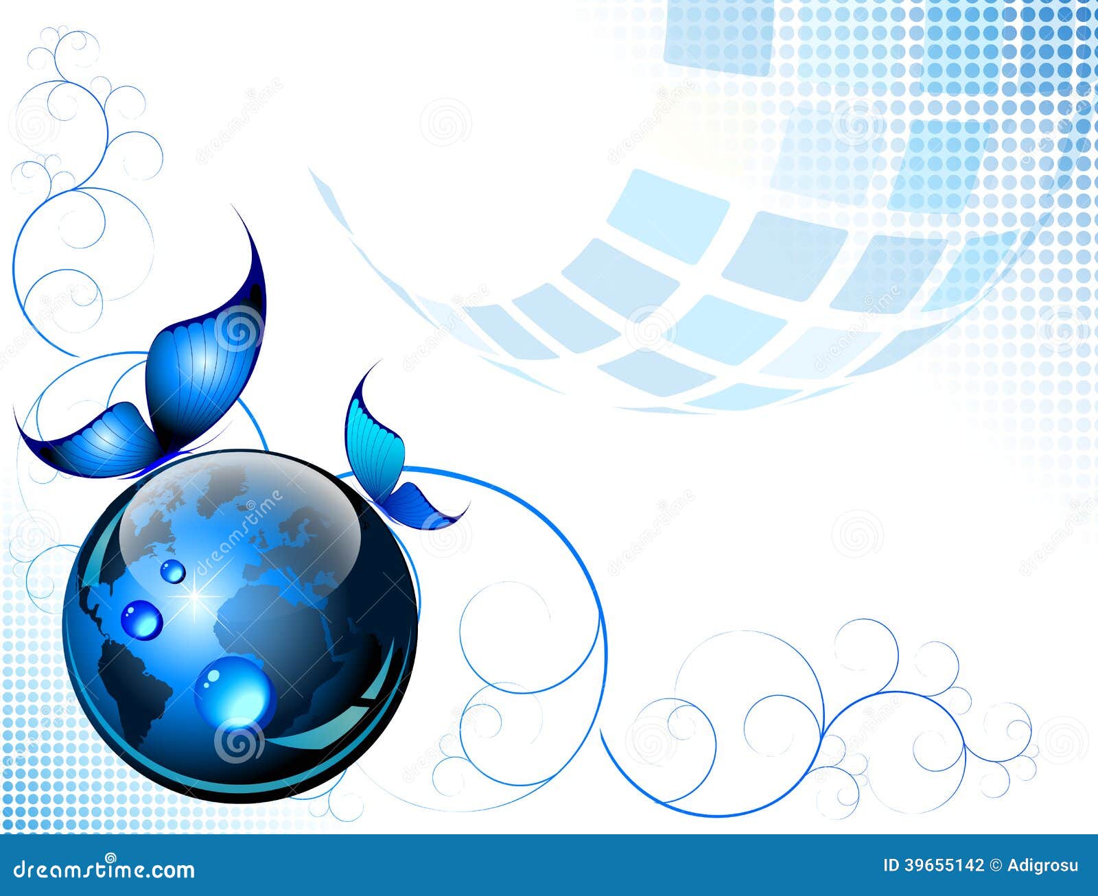 Clean Earth Abstract Concept Stock Vector - Illustration of elegant ...
