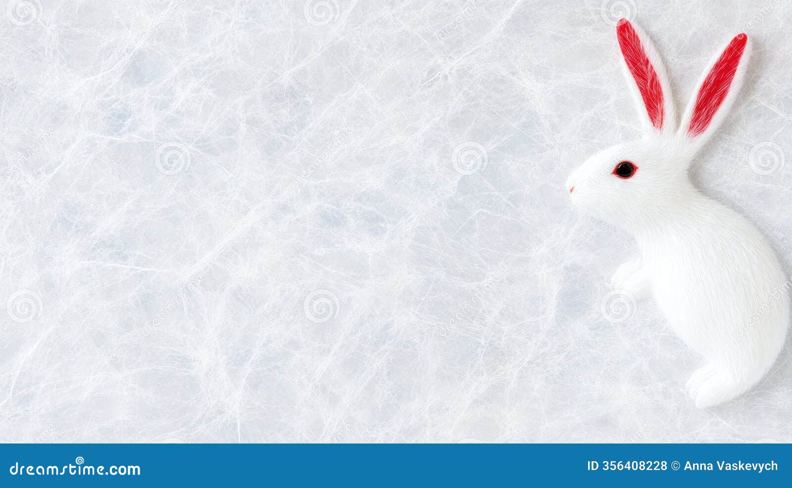 Clean Easter Background, Subtle Texture, Soft Beige Color, Single Bunny ...