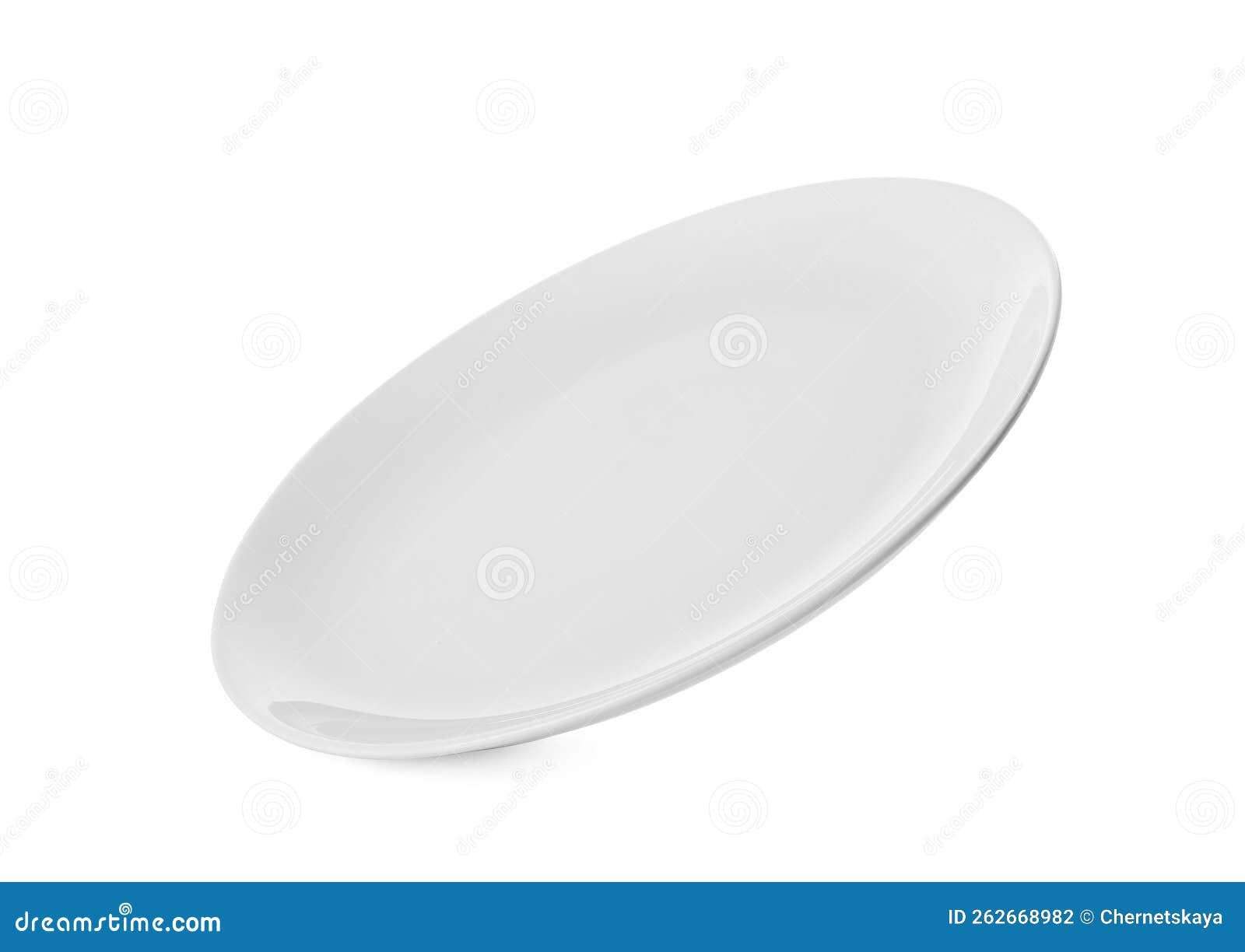 Clean Empty Ceramic Plate Isolated on White Stock Photo - Image of home ...
