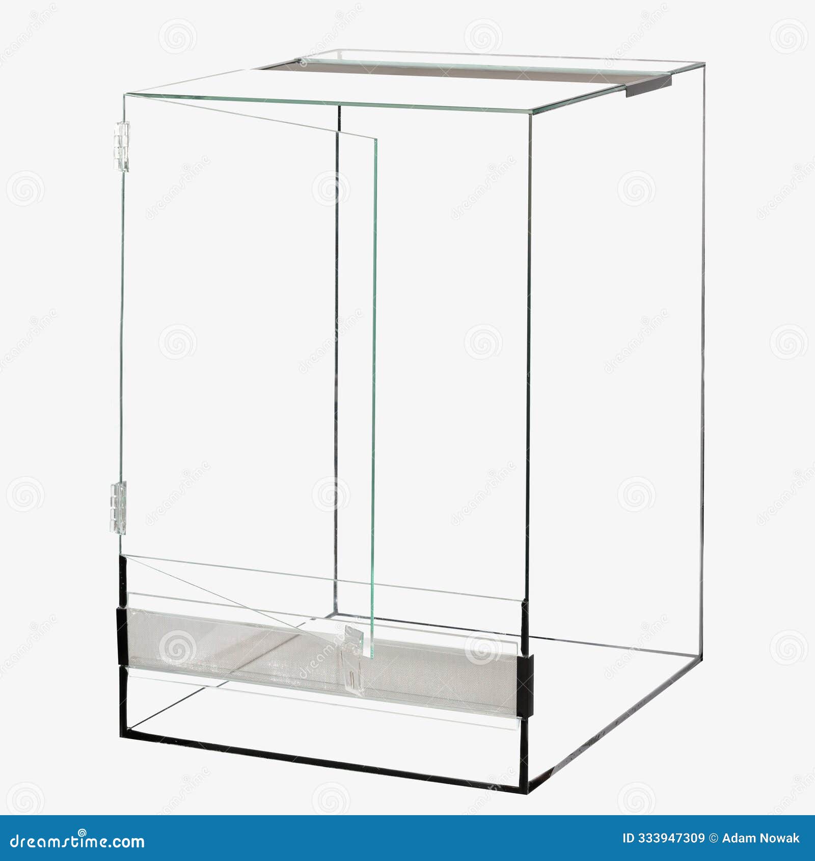Empty Glass Terrarium for Reptiles Stock Image - Image of glass, clean ...