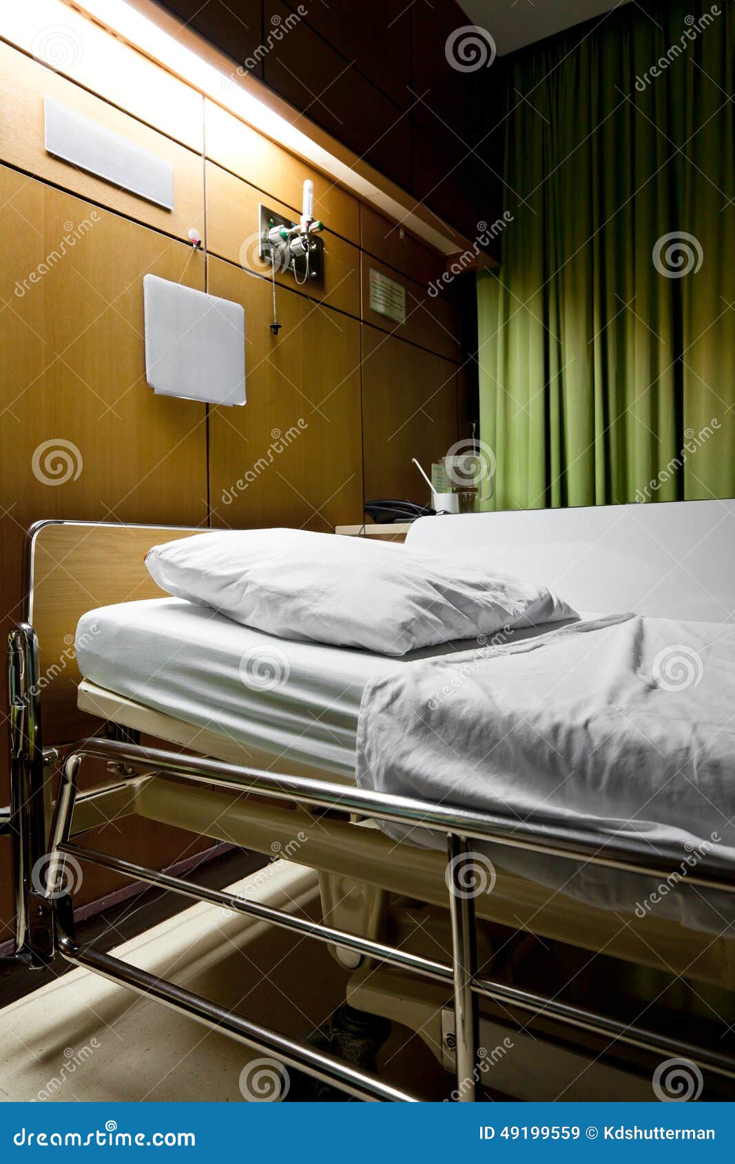 Clean Empty Sickbed in a Hospital Ward Stock Image - Image of hospital ...