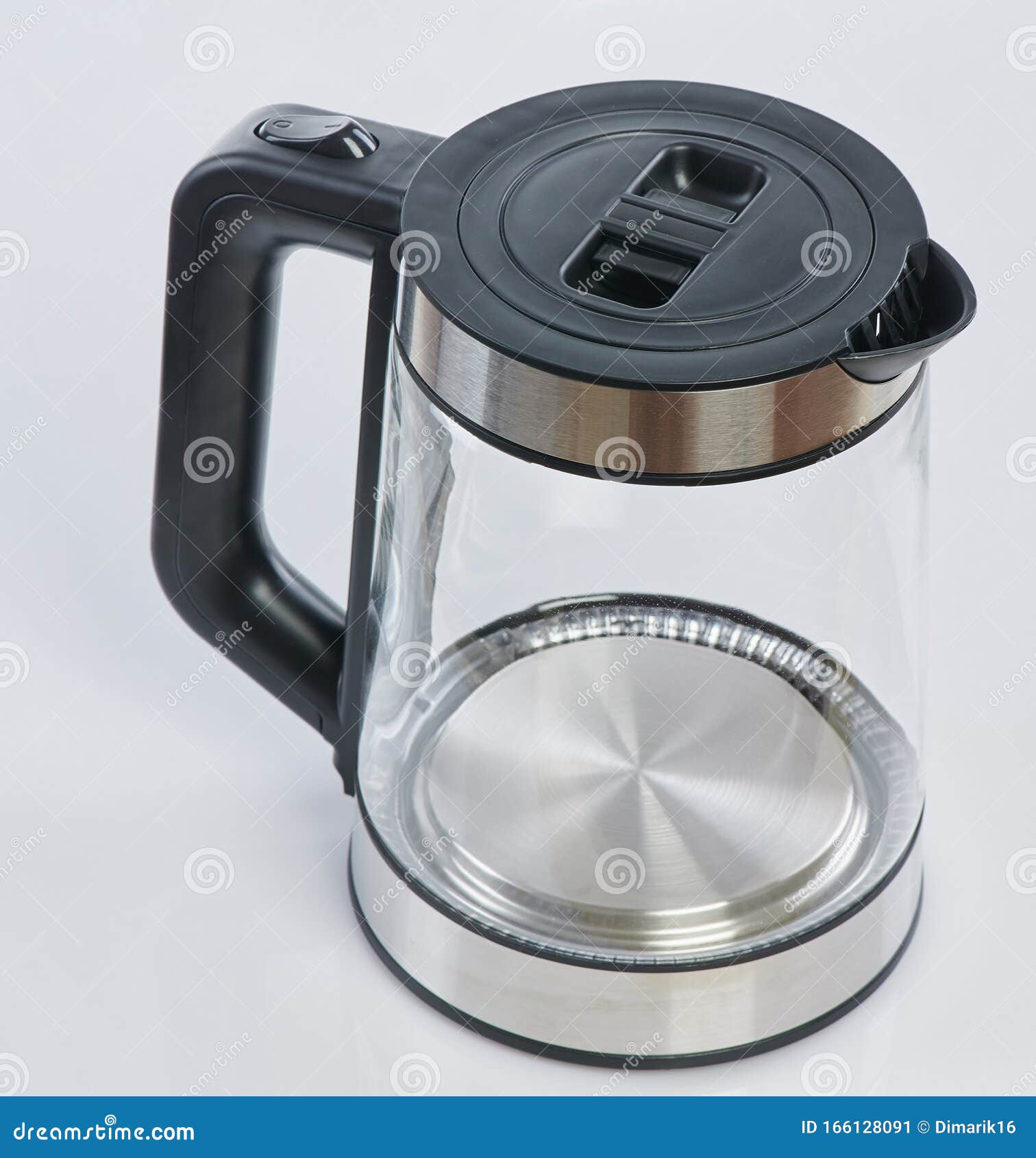 Clean Empty Transparent Tea Pot Stock Image - Image of appliance, cover ...