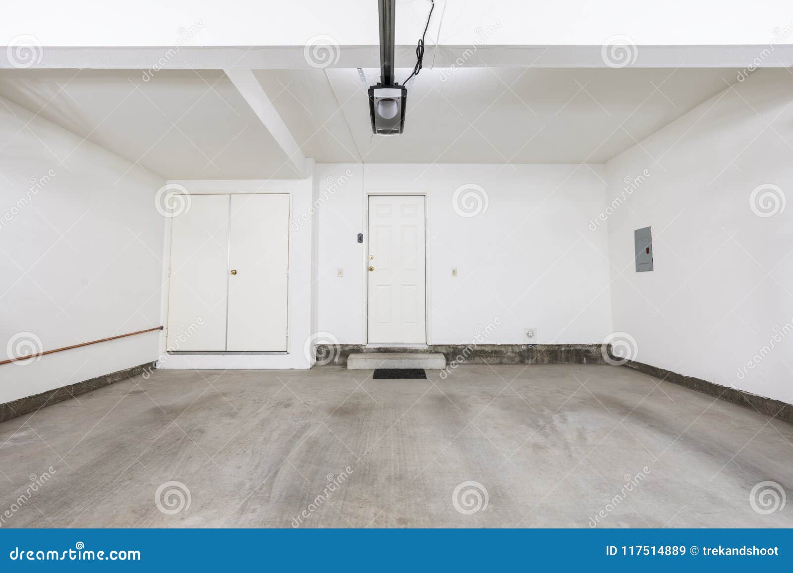 Empty Modern Car Garage