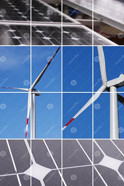 Clean energy collage stock image. Image of nature, heat - 5174567