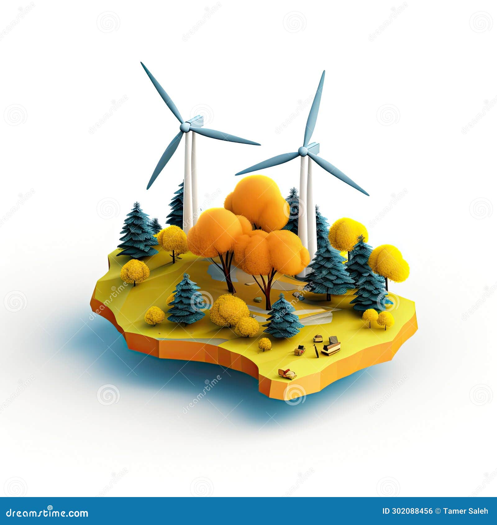 Clean Energy Illustration Concept Stock Illustration - Illustration of ...