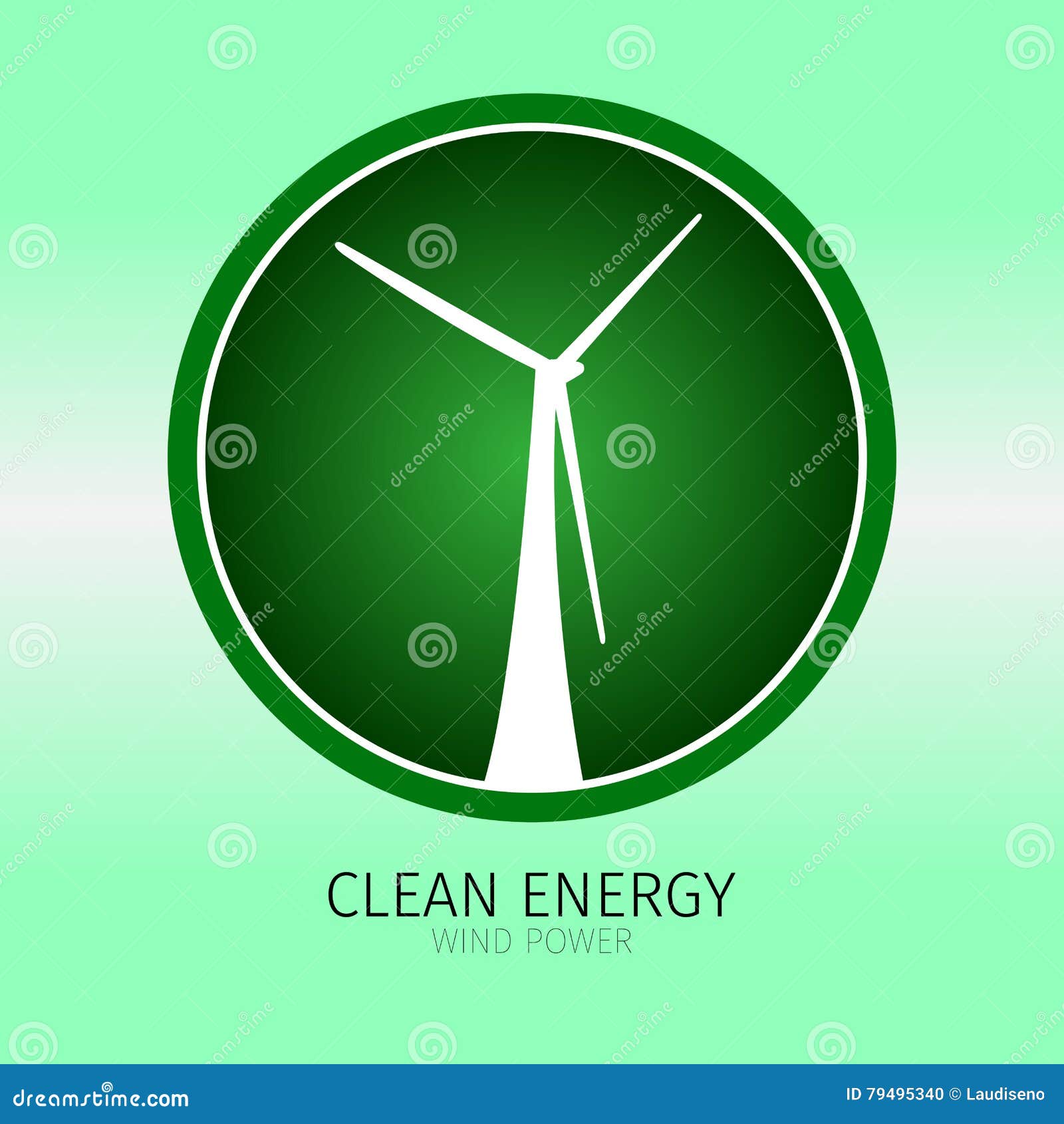 Clean energy illustration stock vector. Illustration of generation ...