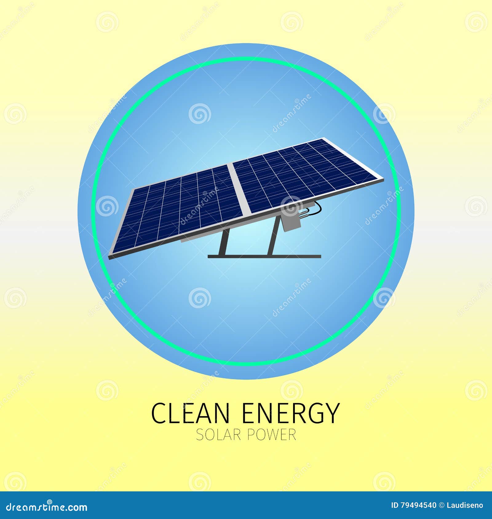 Clean energy illustration stock illustration. Illustration of industry ...
