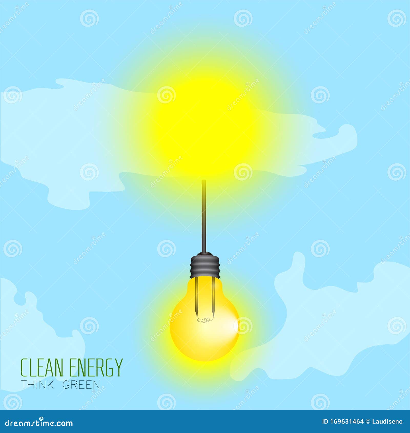 Clean energy illustration stock vector. Illustration of renewable ...