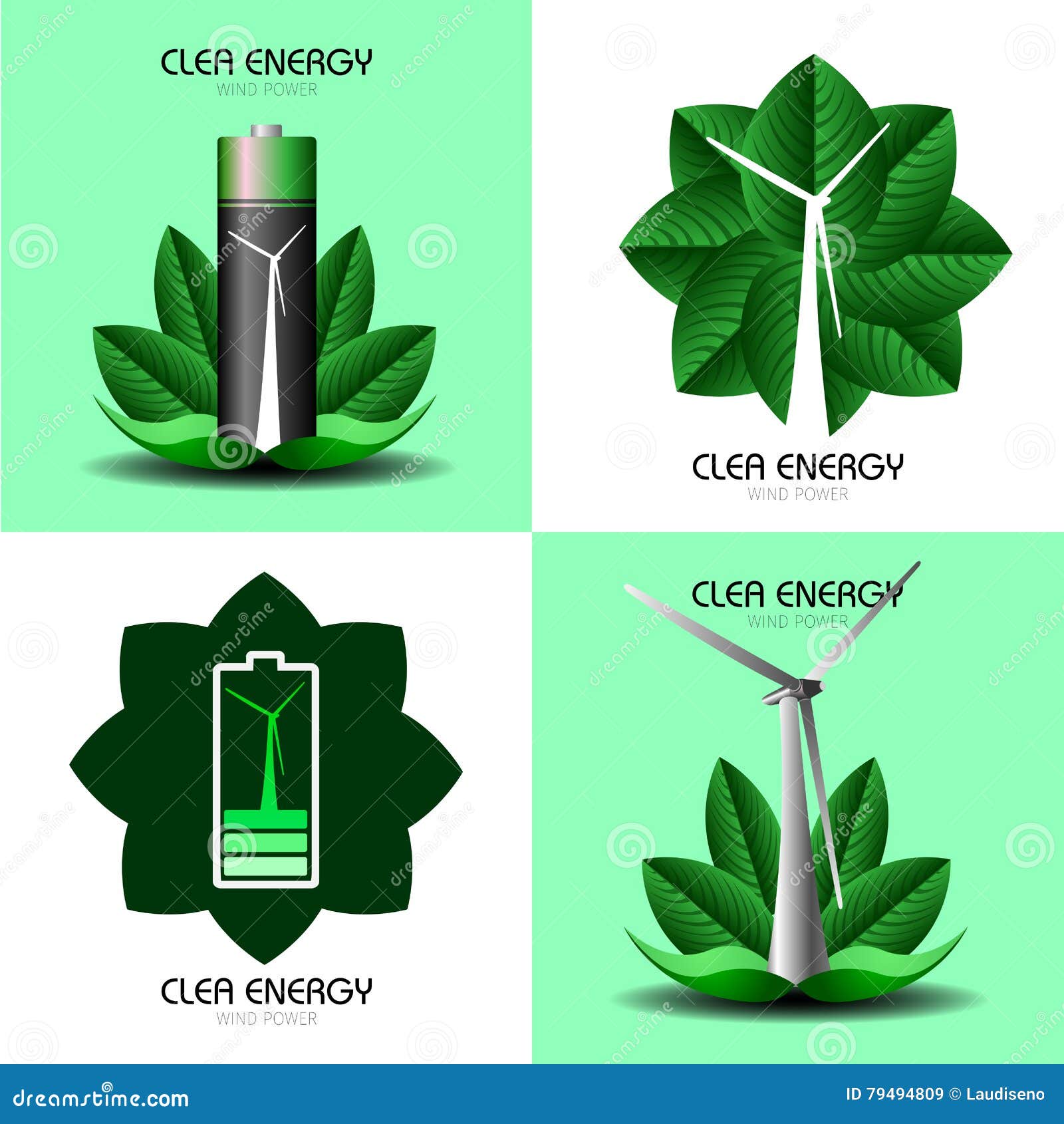 Clean energy illustration stock vector. Illustration of global - 79494809