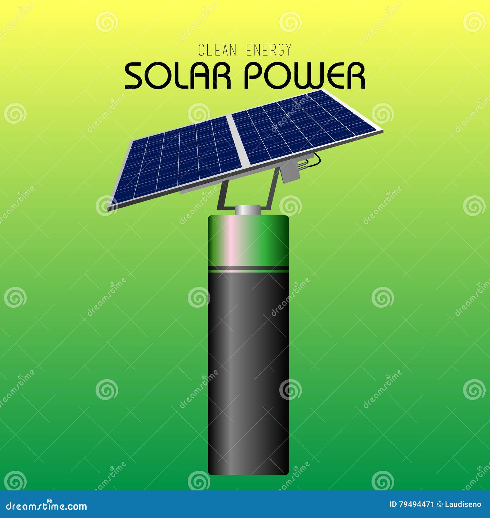 Clean energy illustration stock vector. Illustration of development ...