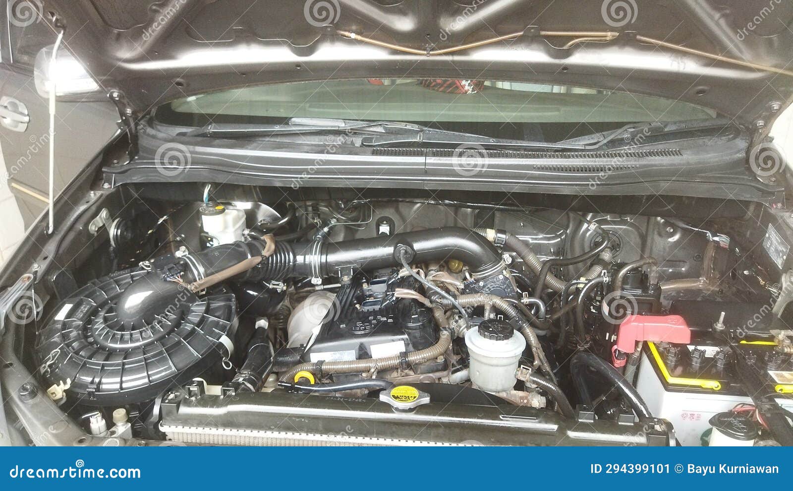 Clean engine room stock image. Image of bumper, convertible - 294399101