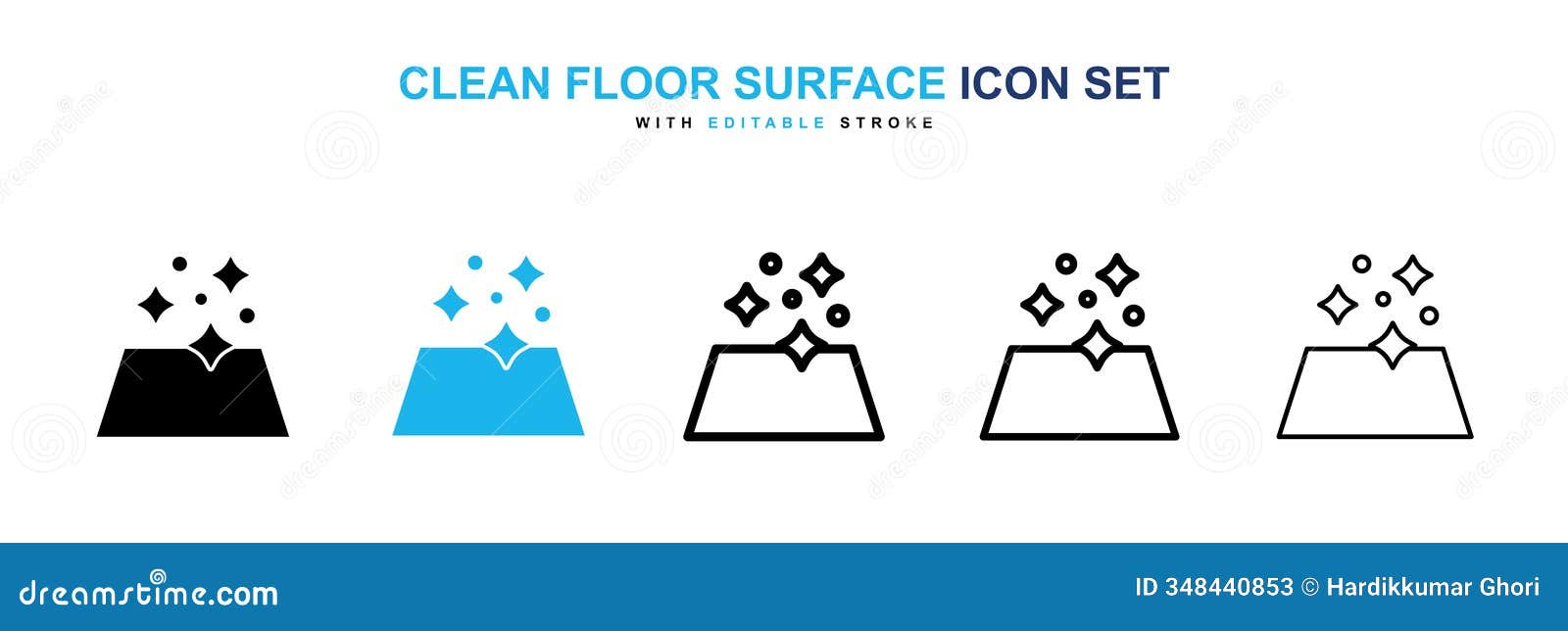 Clean Floor Surface Icon Vector Stock Illustration - Illustration of ...