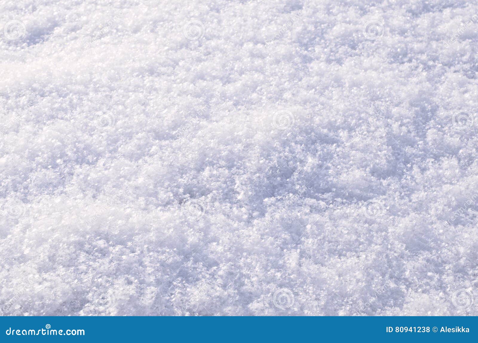Clean fluffy snow surface. stock photo. Image of christmas - 80941238