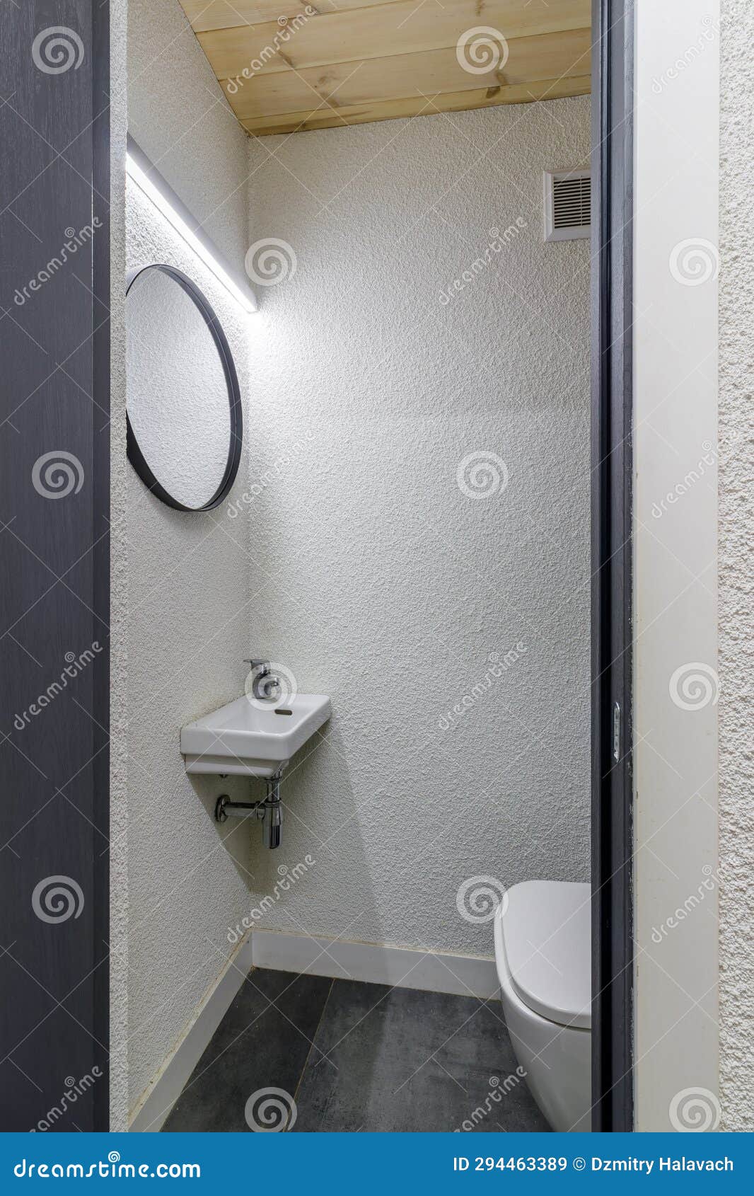 Clean and Fresh Bathroom with Natural Light Stock Image - Image of ...