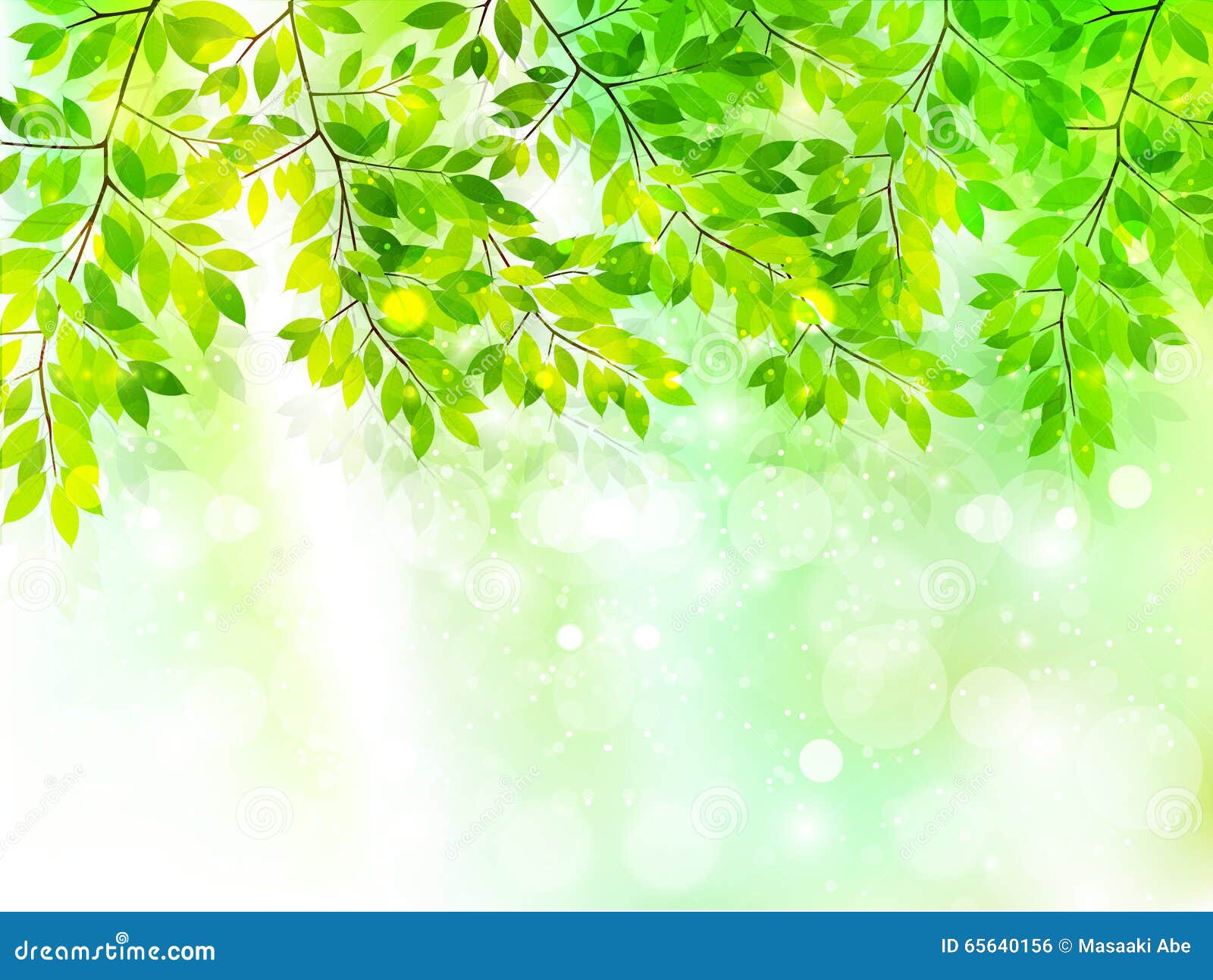 Clean Fresh Green Background Stock Illustration - Illustration of ...
