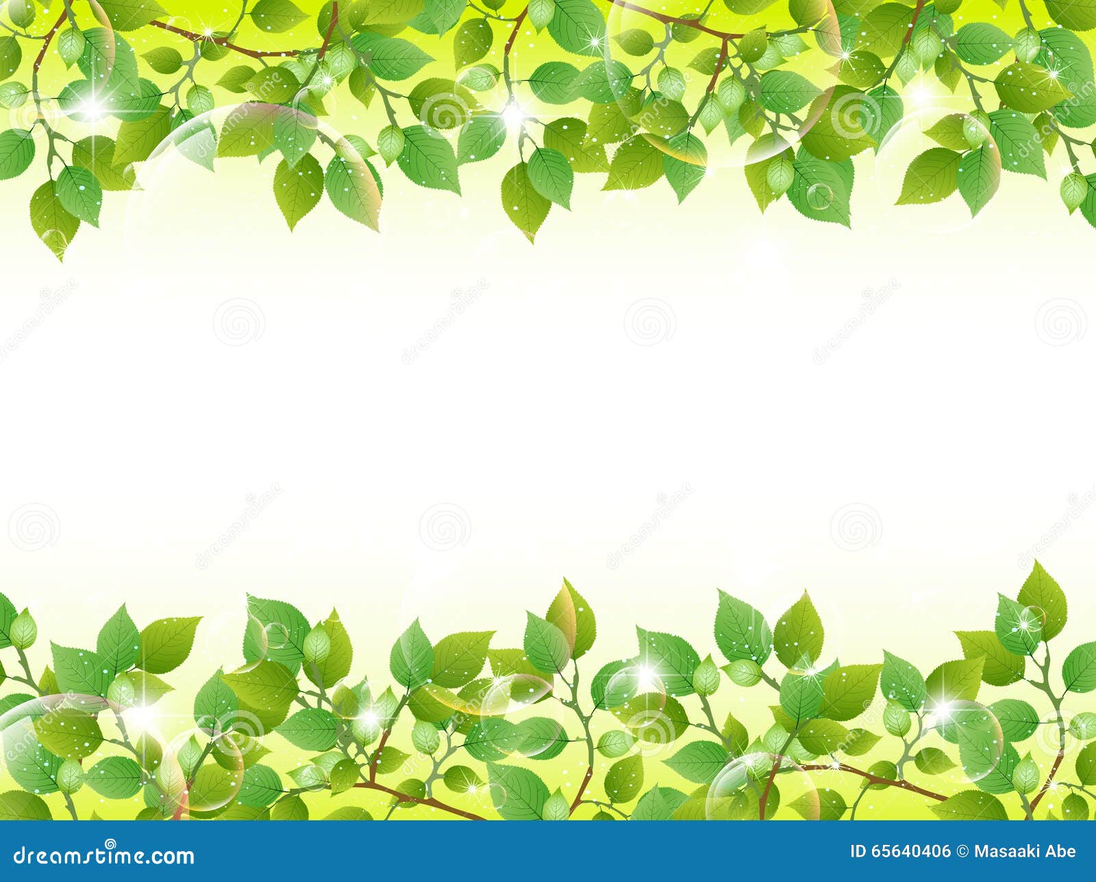 Clean Fresh Green Background Stock Illustration - Illustration of ...
