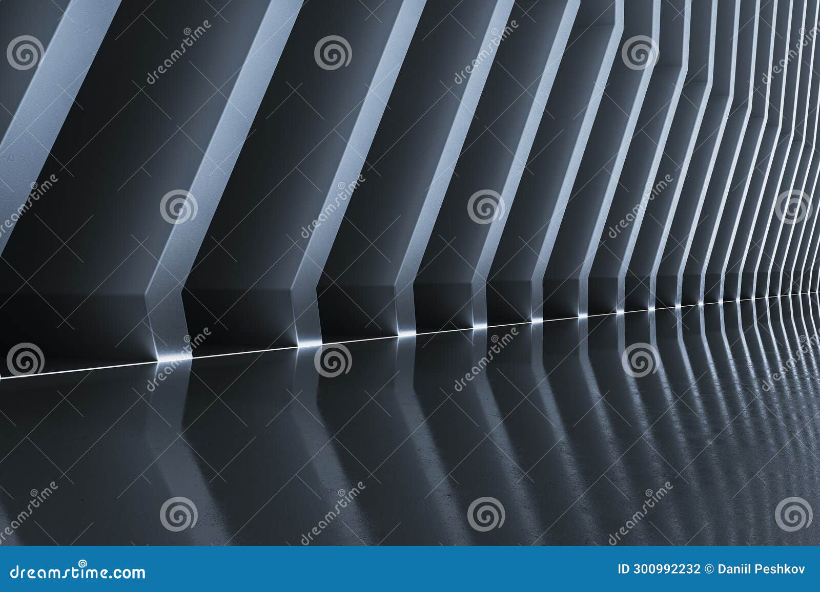 Clean Futuristic City Skyline With Shiny, Clean Aesthetic. Digital 3D ...