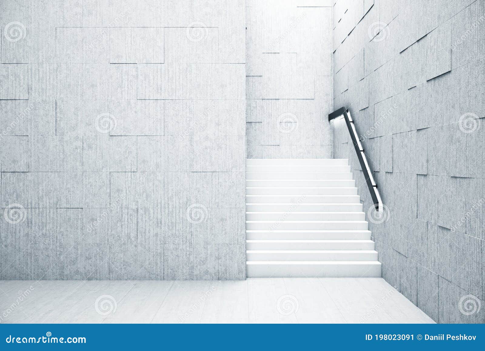 Clean gallery interior stock illustration. Illustration of daylight ...