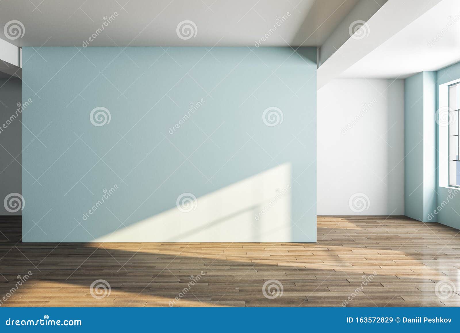 Clean gallery interior stock illustration. Illustration of minimalistic ...