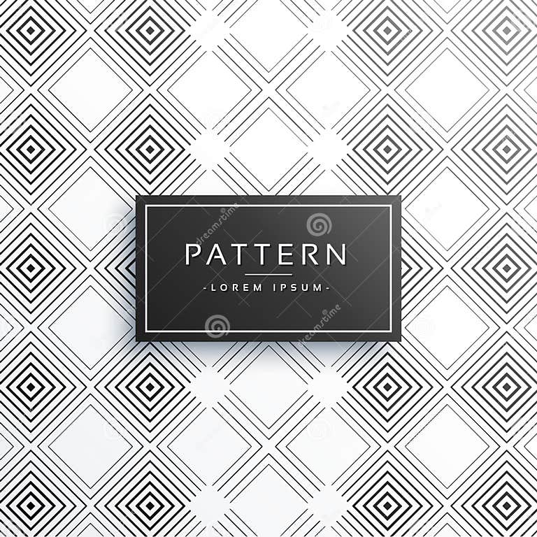 Clean Geometric Lines Pattern Background Stock Vector - Illustration of ...