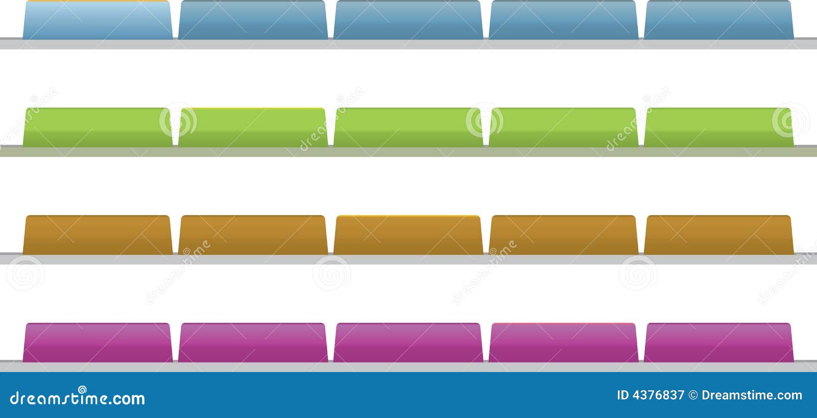 Clean Glossy Navigation Bar Stock Vector - Illustration of multiple ...