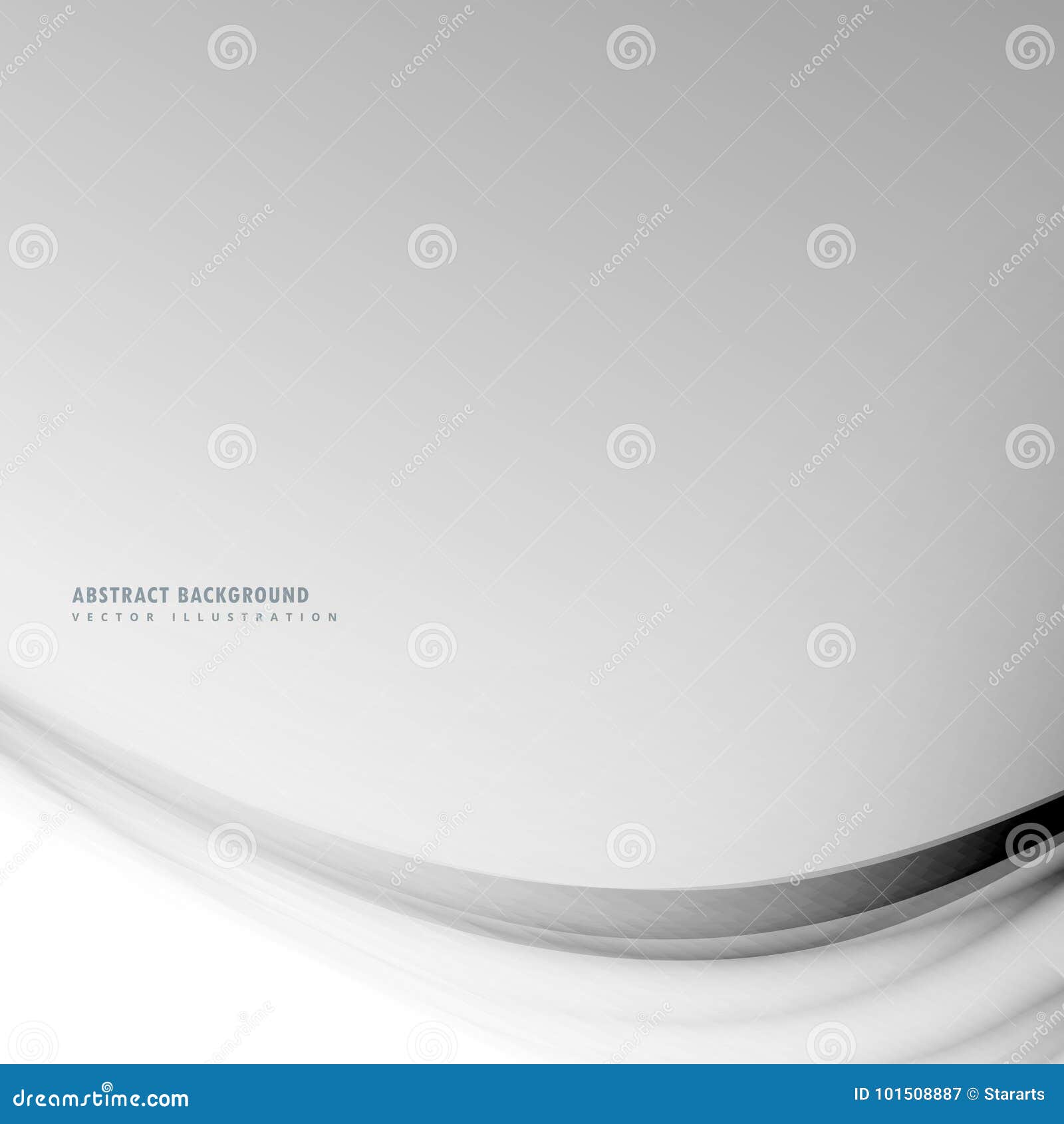 Clean Gray Background with Wavy Lines Stock Vector - Illustration of ...