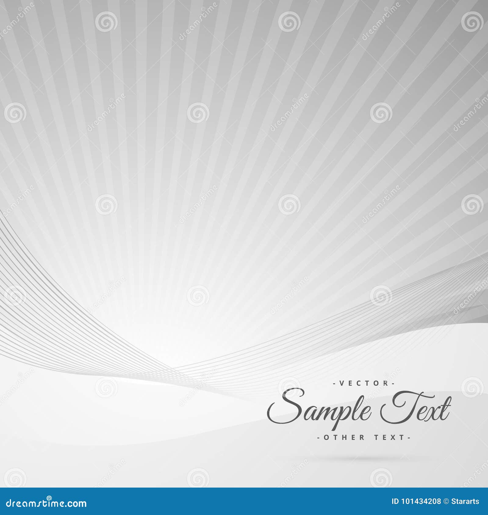 Clean Gray White Background With Space For Your Text Stock Vector ...