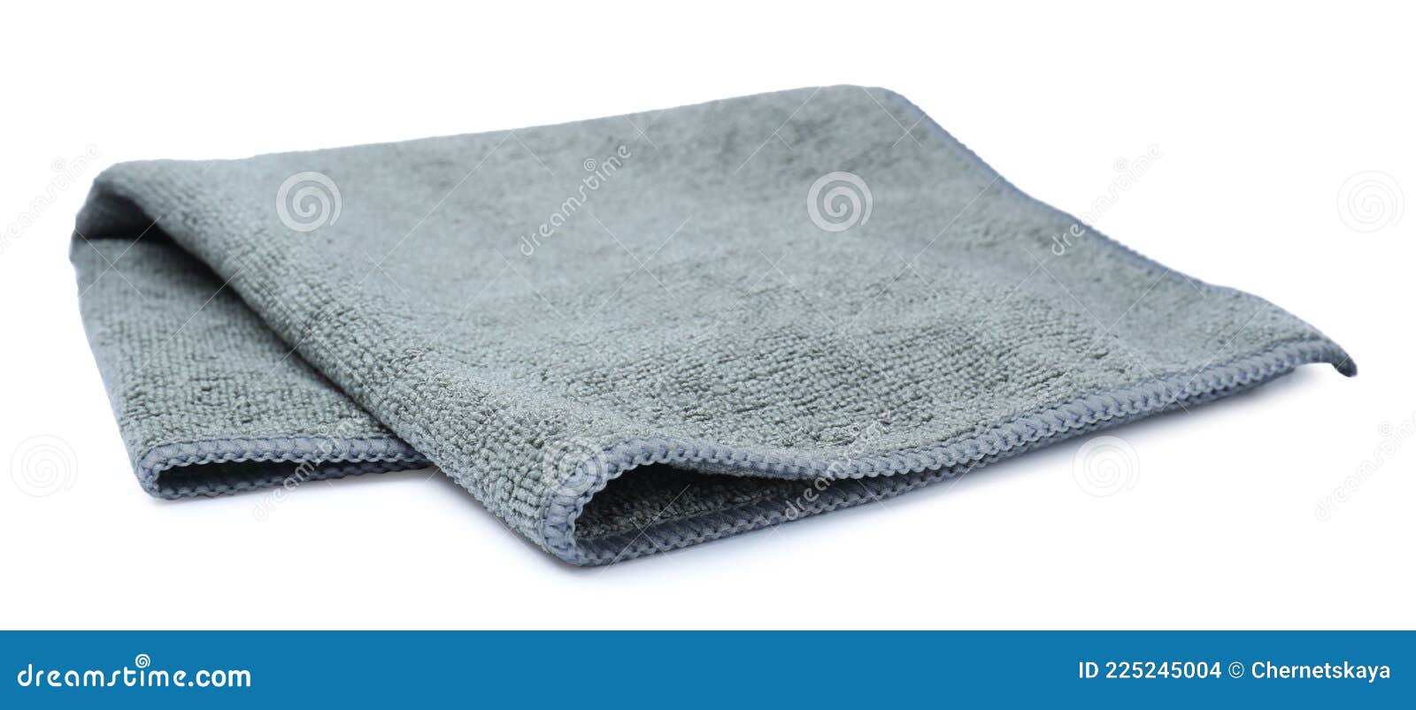 Clean Grey Microfiber Cloth Isolated on White Stock Photo - Image of ...